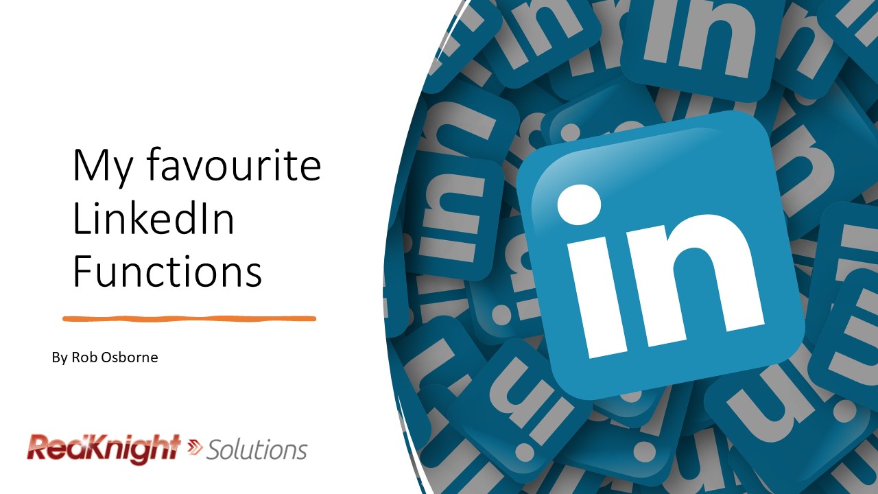 My Favourite Linkedin Functions